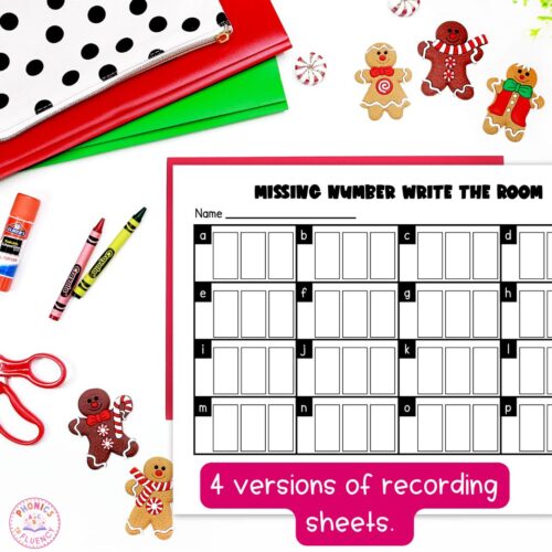 Missing Numbers 1-20 - Missing Numbers - Order Numbers - Christmas Math ...