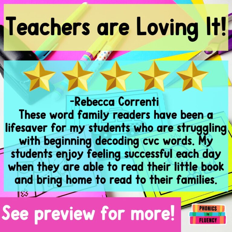 CVC Decodables Games Kindergarten CVC Decodable Books Reading ...