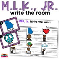 Martin Luther King Jr. Activities Kindergarten - Write the Room ...