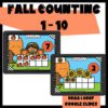 Counting Objects to 10 for Google Slides™ Fall - Phonics to Fluency