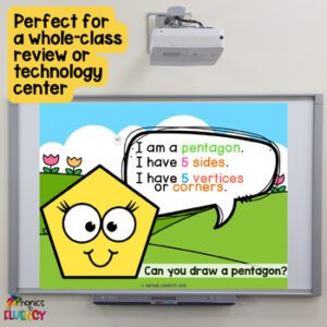 Kindergarten Math Spring - 2D Shapes - Google Slides™ - Phonics to Fluency
