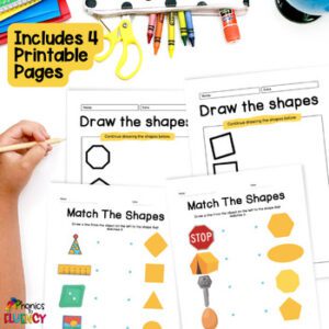 Kindergarten Math Spring - 2D Shapes - Google Slides™ - Phonics to Fluency