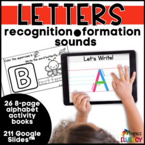Letter Identification and Sounds Activities - Letter Formation Practice ...