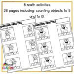 No Prep October Halloween Math Activities Halloween Kindergarten ...