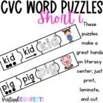 CVC Words Blending and Segmenting Science of Reading Short i - Phonics ...