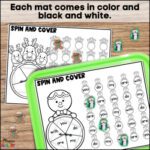 Spin and Cover Kindergarten Sight Words {Editable} - Phonics to Fluency
