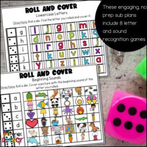 Kindergarten Literacy Center Activities Early Finisher Activities No ...
