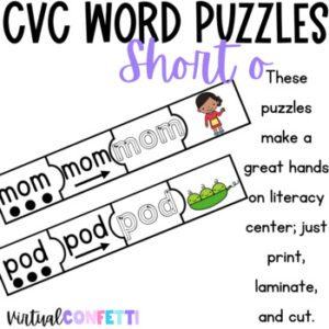 CVC Words Blending and Segmenting Science of Reading Short o - Phonics ...