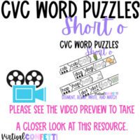 CVC Words Blending and Segmenting Science of Reading Short o - Phonics ...