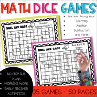 Early Finisher Math - Early Finishers Math Activities - Kindergarten ...