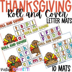 Letter Recognition Games | Identifying Letters | Thanksgiving - Phonics ...