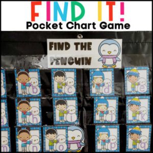 Pocket Chart Activity for Recognizing and Identifying Letters and ...