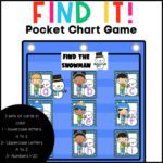 Pocket Chart Activity for Recognizing and Identifying Letters and ...