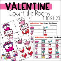 Counting Objects to 20 Valentine's Day Count the Room Valentine's Day ...