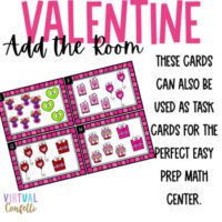 Valentines Day Math Valentines Day Math Activities Add the Room ...