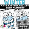 Teen Number Games - Back From Winter Break Math - Winter Math ...