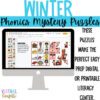 Phonics Games Winter Phonics Kindergarten Phonics Mystery Puzzles ...