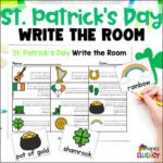 St. Patricks Day Write the Room Kindergarten Vocabulary - Phonics to ...