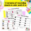 Easter Write the Room Kindergarten - Phonics to Fluency