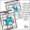 Reading CVC Words Spring Activities Mystery Puzzles - Phonics to Fluency