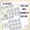 Kindergarten Number Recognition Summer Math Game - Phonics to Fluency
