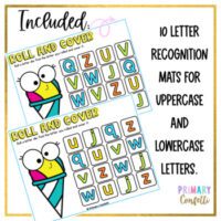 Letter Identification Centers - Letter Recognition - Summer ...