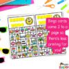 Summer Bingo Cards - End of the Year Bingo - Phonics to Fluency