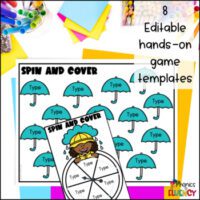 Editable Sight Word Games Spring Literacy Centers - Phonics to Fluency