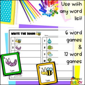 Editable Sight Word Games Spring Literacy Centers - Phonics to Fluency