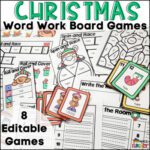 Editable Sight Word Games - December Word Work - Christmas Activities ...