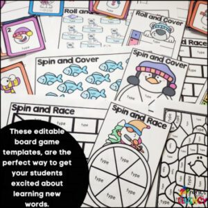 Editable Sight Word Games - January Word Work - Winter Activities ...