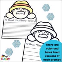 January Writing Activities Winter Writing Craftivity - Phonics to Fluency