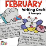 February Writing Activities Valentine Writing Craftivity - Phonics to ...