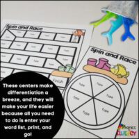Editable Sight Word Games - Under The Sea - Word Work Games - Phonics ...