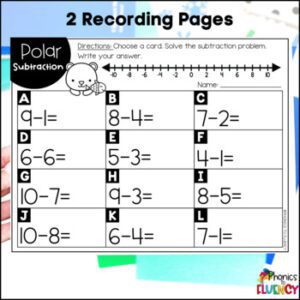 Kindergarten Subtraction Task Cards - Kindergarten Math - Subtraction ...