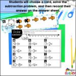 Kindergarten Subtraction Task Cards - Kindergarten Math - Subtraction ...