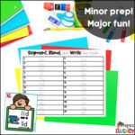Blending and Segmenting - Phoneme Segmentation Activities - Short Vowel ...