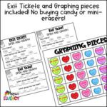 Candy Heart Graphing - Heart Sorting - Valentine's Day Math - Phonics ...