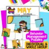 Whole Class Behavior Management - Individual Behavior Chart - May ...