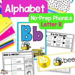 Letter of the Week - Alphabet Review Worksheets - Letter B - Phonics to ...