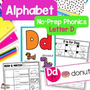 Letter of the Week - Alphabet Review Worksheets - Letter D - Phonics to ...