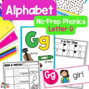 Letter of the Week - Alphabet Review Worksheets - Letter G - Phonics to ...