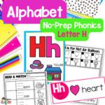 Letter of the Week - Alphabet Review Worksheets - Letter H - Phonics to ...