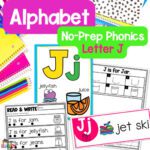 Letter of the Week - Alphabet Review Worksheets - Letter J - Phonics to ...