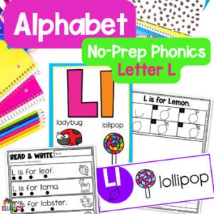 Letter of the Week - Alphabet Review Worksheets - Letter L - Phonics to ...