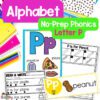 Letter of the Week - Alphabet Review Worksheets - Letter P - Phonics to ...