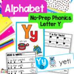 Letter of the Week - Alphabet Review Worksheets - Letter Y - Phonics to ...