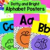 Alphabet Posters Bright - Bright Classroom Decor - Phonics to Fluency