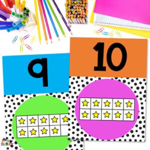 Bright Classroom Decor - Numbers to 20 Posters - Phonics to Fluency