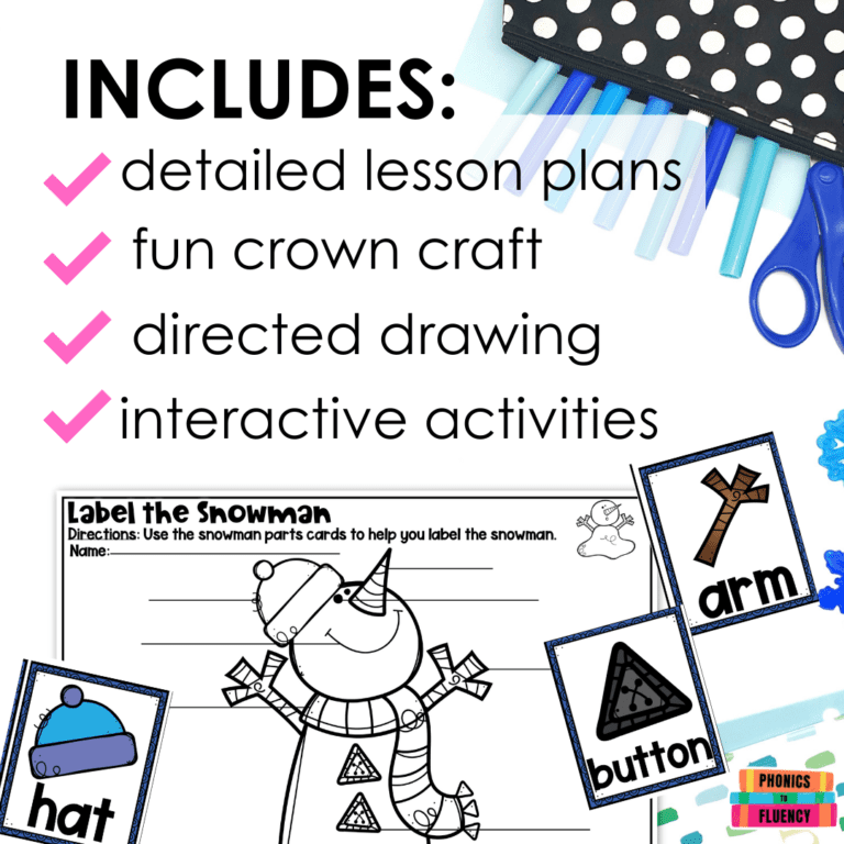 Sneezy the Snowman Activities - Winter Read Alouds with Activities ...